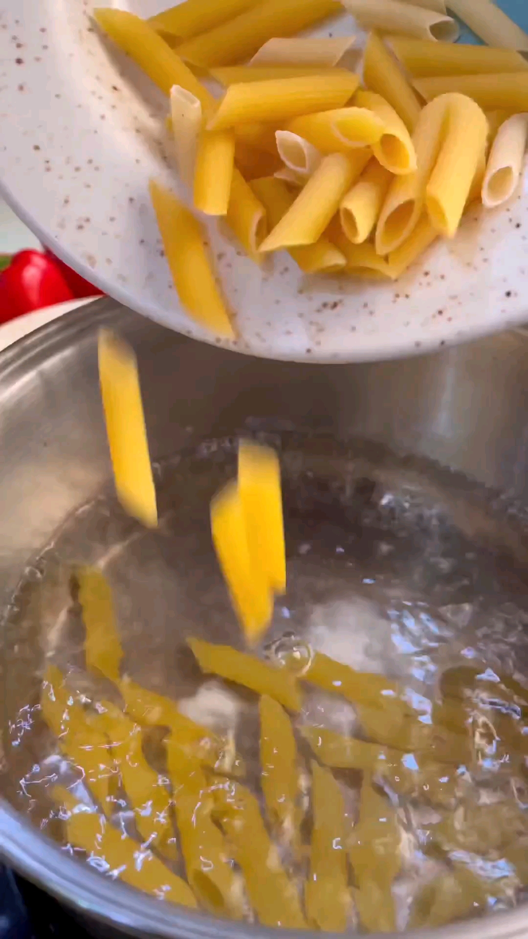 JAIN Red Sauce Pasta - asianchefrecipes